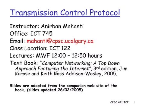 Ppt Transmission Control Protocol Powerpoint Presentation Free