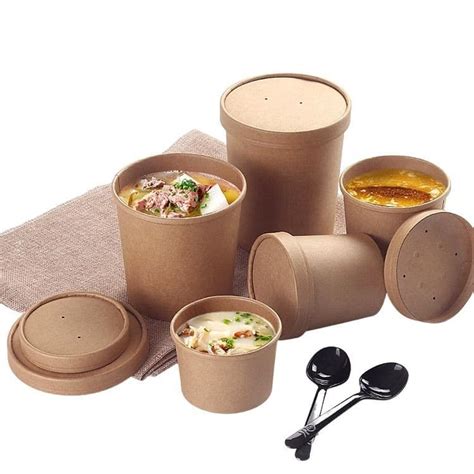 Kraft Soup Containers Huacang Packaging Company