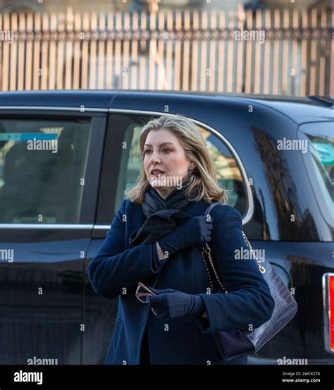 London Uk 16th Jan 2024 Penny Mordaunt Leader Of The House Of