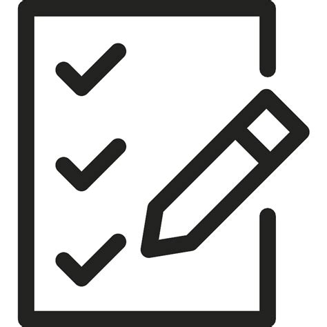Check List And Pencil Vector SVG Icon SVG Repo