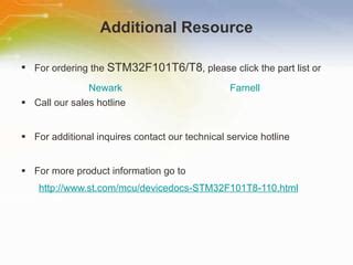Study On Bit Cortex M Powered MCU STM F PPT