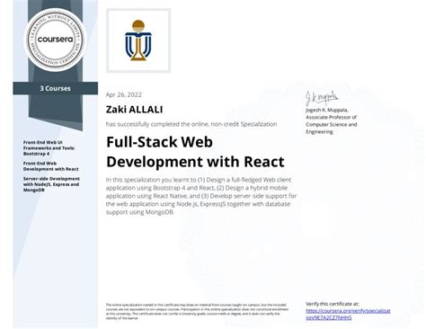 Zaki Allali On Linkedin Webdevelopment React Learning