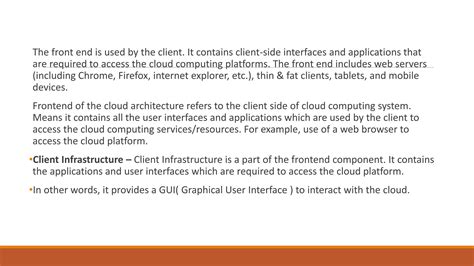 Cloud Architecture And Models Cloud Reference Model Architecture Types Of Clouds Economics Of