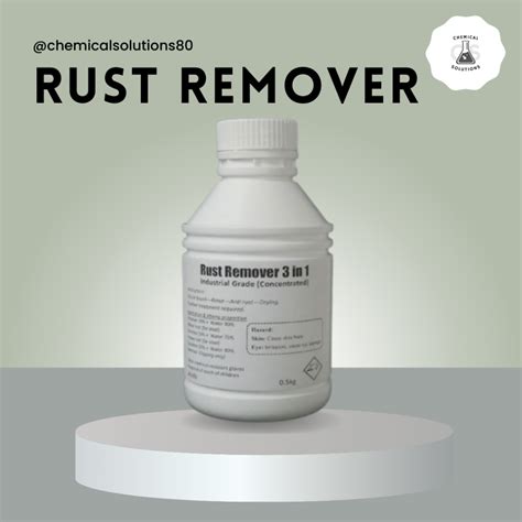 Rust Remover 0 5kg Concentrated Removing Stubborn Rust Industrial Metal Strong Rust Remover