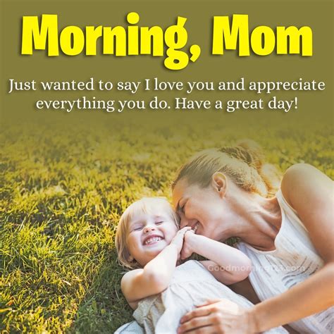 Good Morning Mom Images Wishes Greetings And S