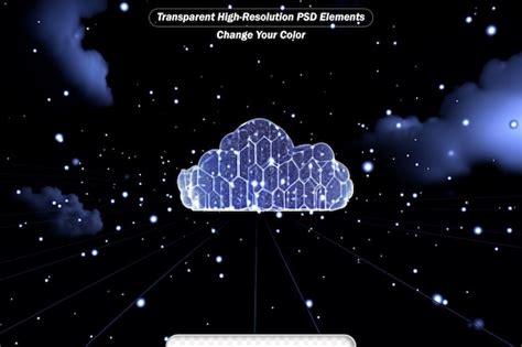 Premium Psd Storage Technology Concepts Transfer Data To Cloud Computing Platforms