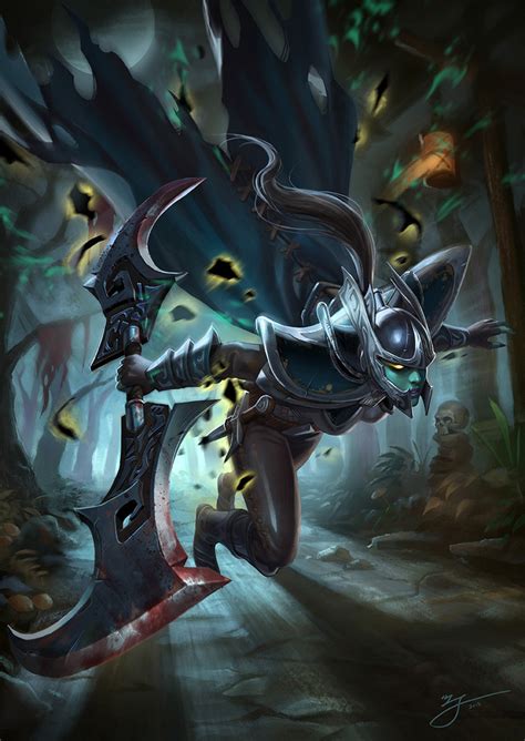 Ji Zhang Phantom Assassin Dota Dota Series Dota 2 Highres