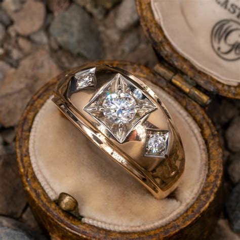 1950s Mens Wedding Bands