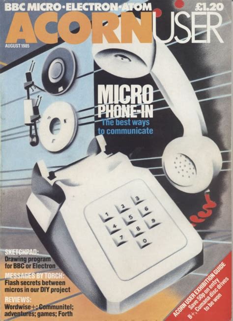 Acorn User August 1985 Magazine Computing History