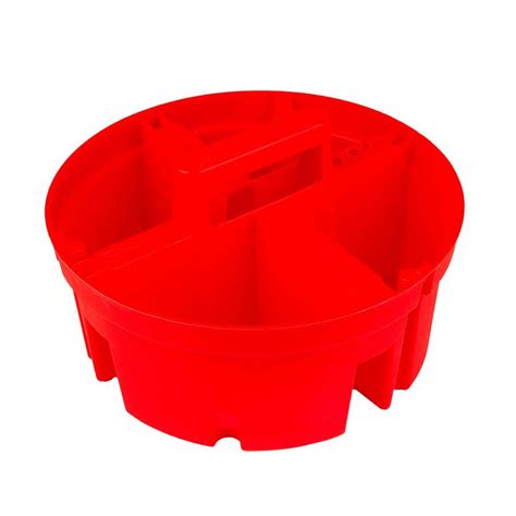 Bucket Boss 10 375 In 4 Compartment Bucket Super Stacker Small Parts