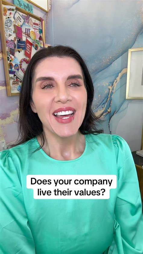 Your Companys Values Fact Or Fiction 🧐 Aim To Work For A Non