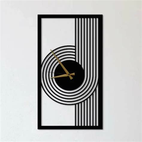 Designer Minimalistic Analogue Rectangular Wall Clock Best For Modern