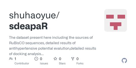 Github Shuhaoyuesdeapar The Dataset Present Here Including The Sources Of Rubisco Sequences