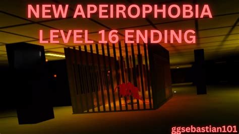 New Apeirophobia Level 16 Ending Youtube