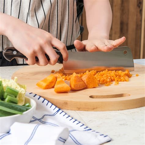 Jaju 자주 식기세척기용 우드핸들 중식도 S I Village 에스아이빌리지