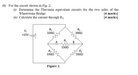 solved for the circuit shown in fig 2 i determine the