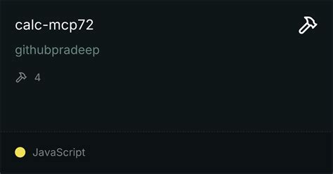 Mcp Calculator Server Glama