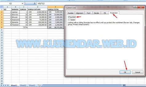 Panduan Cara Mengunci Rumus Excel Agar Tidak Berubah Kusnendar
