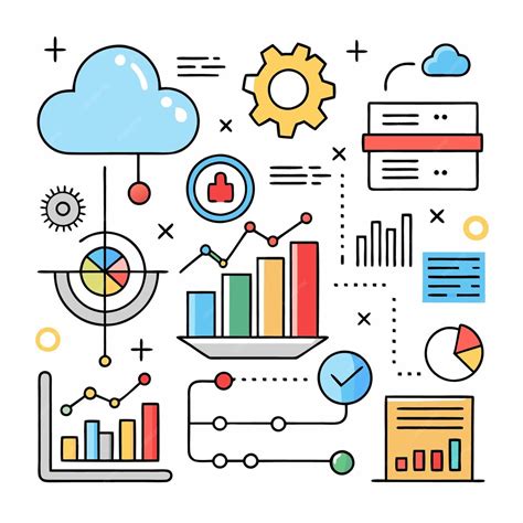 Cloud Computing With Charts And Graphs For Data Analysis Business And Marketing Premium Ai