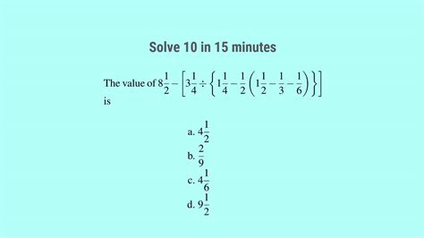 Fraction Decimal Questions For Ssc Cgl Set 75 Suresolv