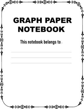 GRAPH PAPER NOTEBOOK By New Teaching Methods TPT