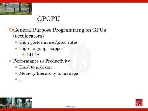 Ppt An Integer Programming Framework For Optimizing Shared Memory Use On Gpus Powerpoint