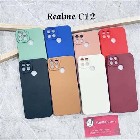 Jual Softcase Pro Camera Realme C12 Candy Case Full Color 3d Silikon
