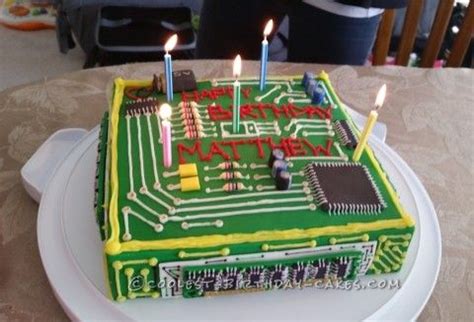 Dream Computer Birthday Cake For A Computer Engineer