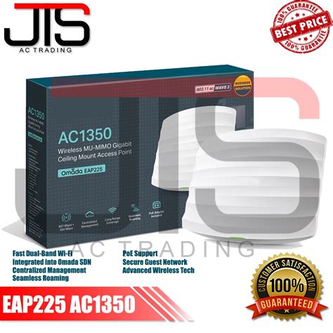 EAP AC Wireless MU MIMO Gigabit Ceiling Mount Access Point Shopee Philippines