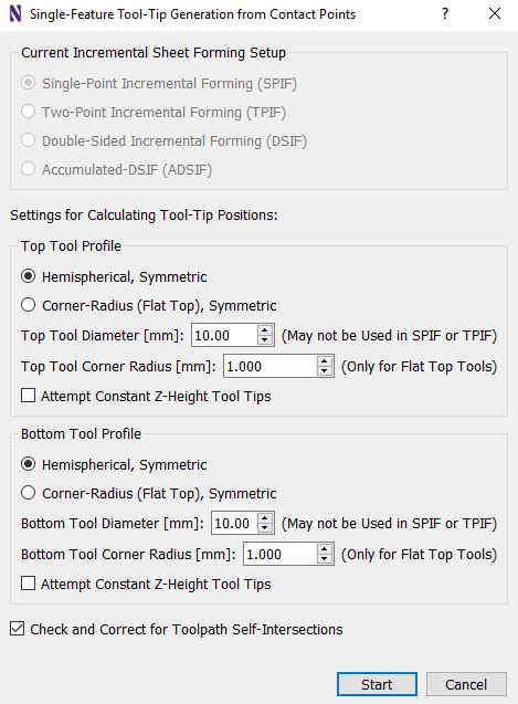 20 Dialog Presented To The User In Ampl Toolpaths To Calculate The Download Scientific Diagram