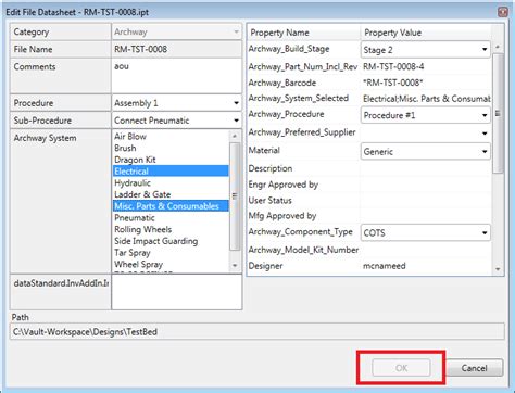 solved how to list invalid properties in vault data standard
