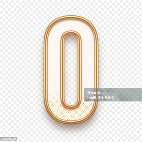 편지 O 황금 Alhabet 텍스트 효과 사실적인 금색 금속 글꼴 황금 Ouline 글꼴 메탈릭 3d 서체 영어 알파벳 벡터 일러스트 레이 션 3차원 형태에 대한 스톡 벡터