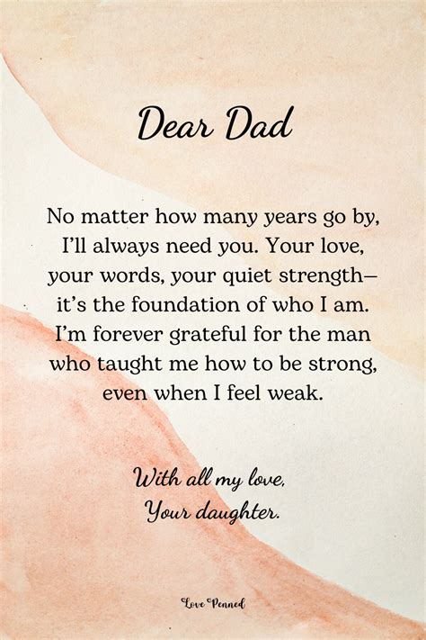 Dear Dad Always Need Your Love In 2025 Dad Quotes From Daughter Dad