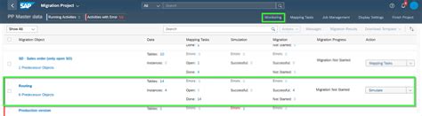 Migration Of Routing Master Data With Inspection SAP Community