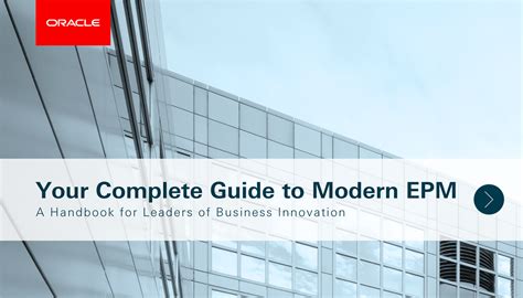 Epm Your Complete Guide To Modern Epm A Handbook For Leaders