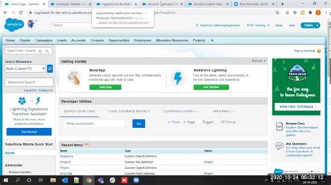 Salesforce Formula Field And Page Layout Creation Sfdc Training Youtube