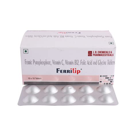 Ferrilip Tablet 10s Price Uses Side Effects Composition Apollo