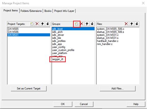 1 Example Description — Da14531 Da14585 586 Segger Rtt Example