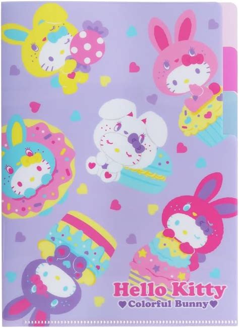 日本 sun star 3層資料夾 A5 Hello Kitty 50周年紀念 E 誠品線上