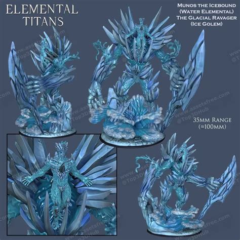 Golem Water 3d Print Model Download Free