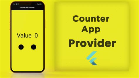 How To Make A Flutter Counter App With Provider Skillypro