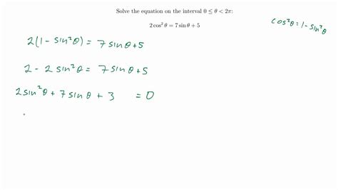 Solving Trig Equations Hard Youtube