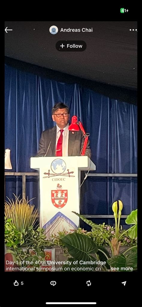 T Raja Kumar On Linkedin Photo Courtesy Of Andreas Chai