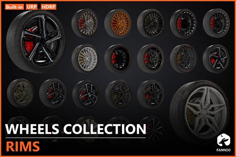 Rims Wheels Collection 3d Land Unity Asset Store