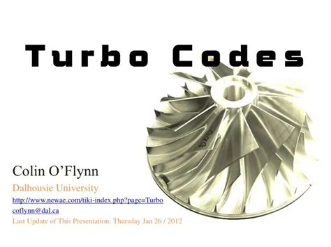 Ppt Turbo Codes Powerpoint Presentation Free Download Id1583514