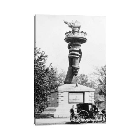 Classicliving 1880s Statue Of Liberty Torch On Display As A Fundraiser