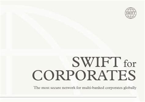 Swift The Backbone Of Global Financial Transactions Pdf