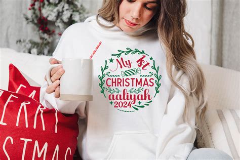 My 1st Christmas Aaliyah 2024 Graphic By Dollarsmart · Creative Fabrica