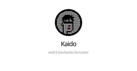 Kaido Kaido Farcaster Profile Web3bio