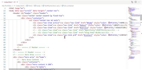 Finished My Portfolio Website With Html And Css Harini Kamana Posted